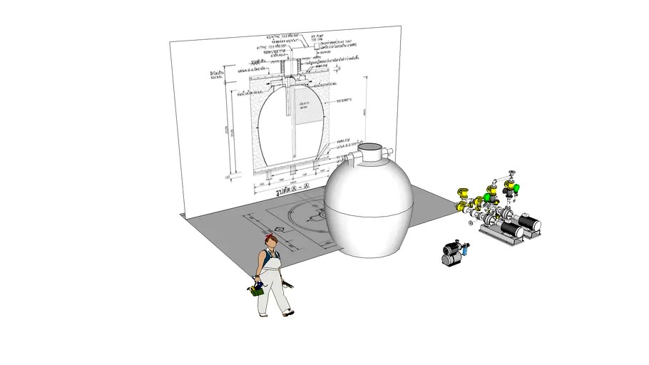 septic 3d model