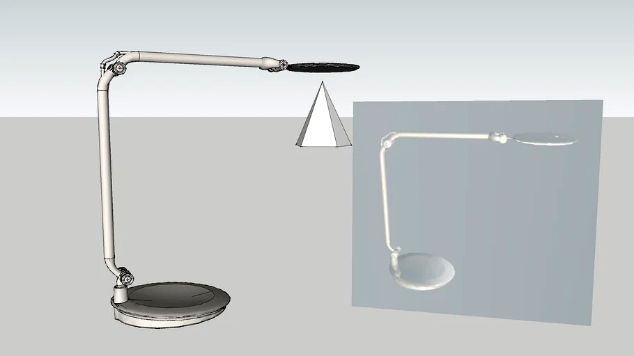 Humanscale Element Disc - Tafellampen 3d model
