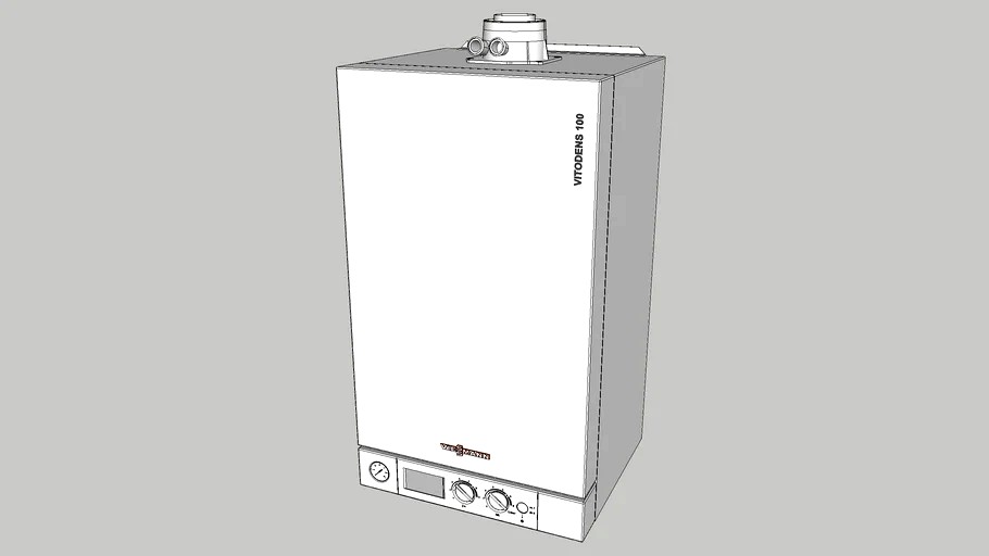 Viessmann Vitodens 100W 3d model