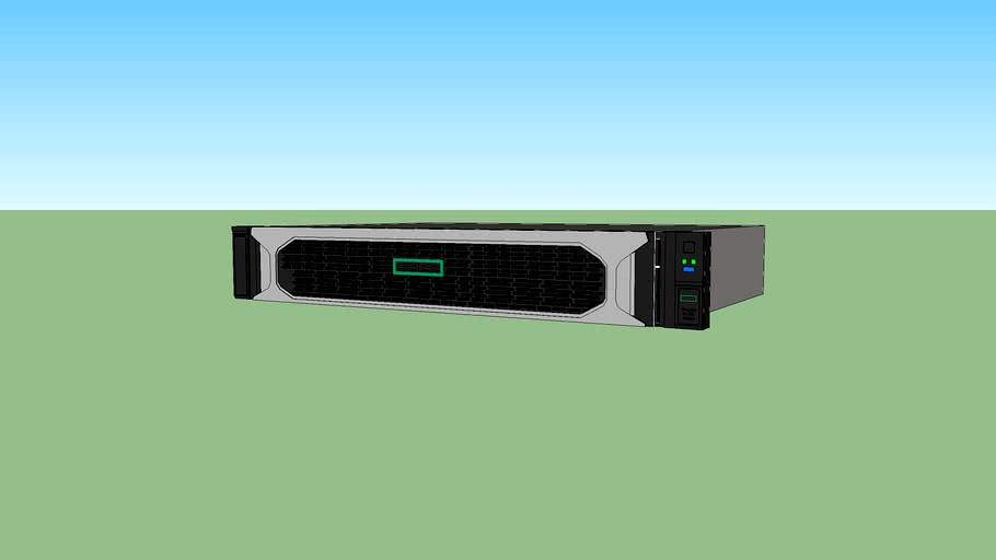 HPE ProLiant DL380 G10 server computer 3d model