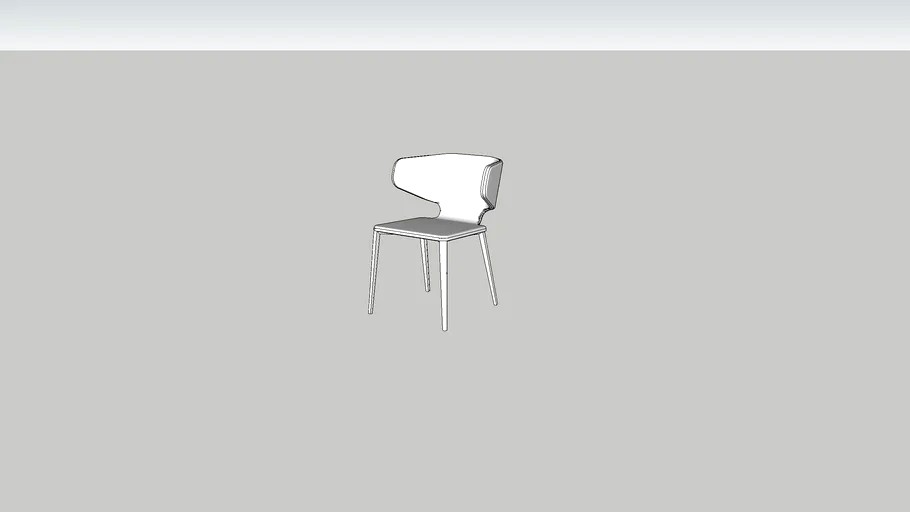 SCANDESIGN Wrap Arm Chair 3d model
