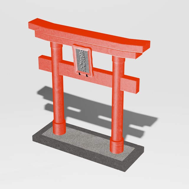 Torii Gate 3d model