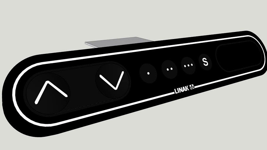LINAK electric desk control module 3d model