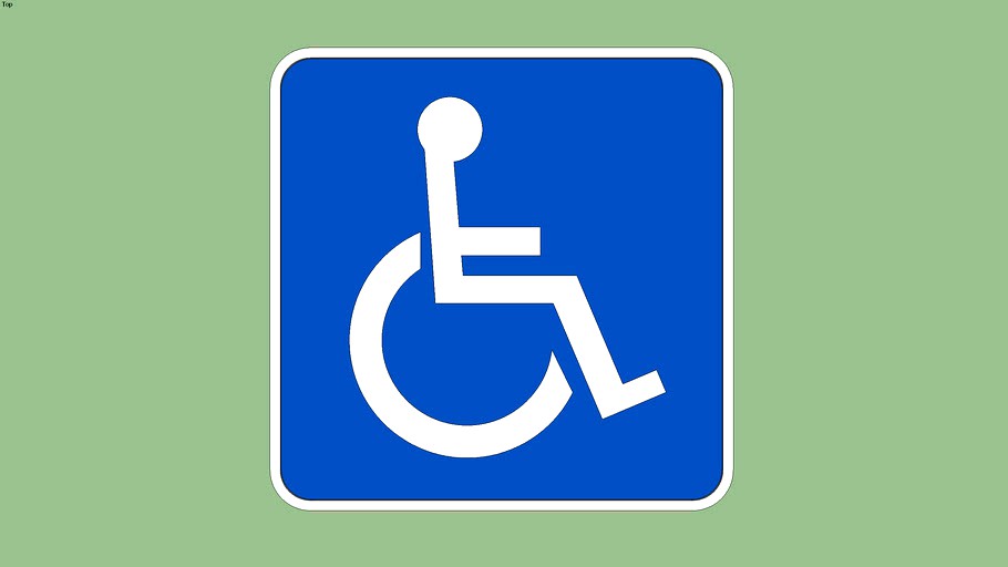 PWD LOGO SIGN 3d model