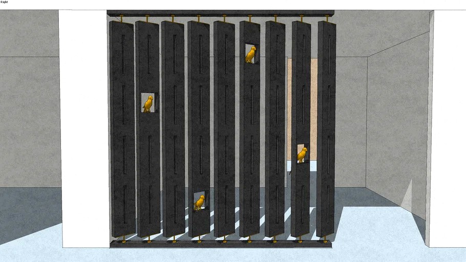 TBW-SNR-PARTITION WALL 3d model
