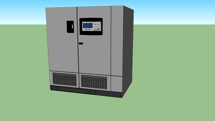 Liebert 610T 3-phase UPS unit 3d model