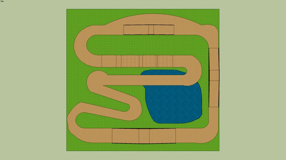 Rally Track 3d model
