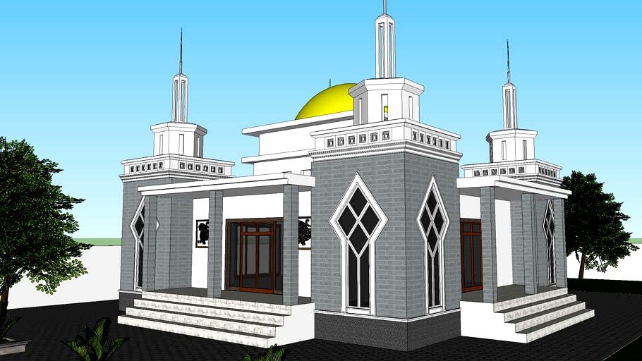 masjid 3d model