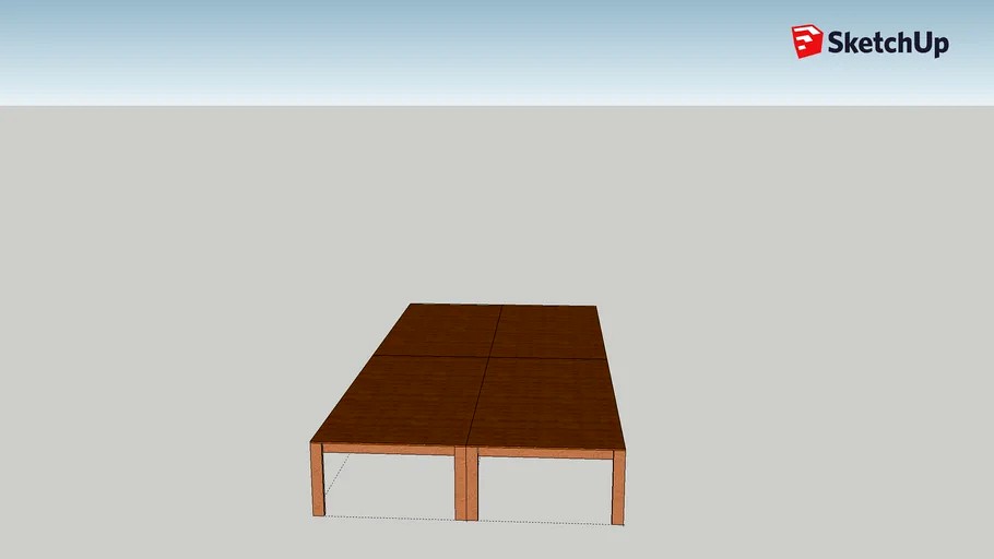 RAFT REPAIR TABLE FINISHED 3d model