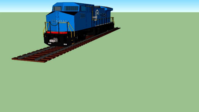 CONRAIL TRAIN 3d model