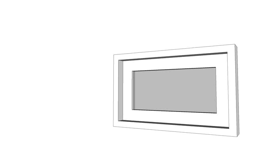 Toilet Window 3d model