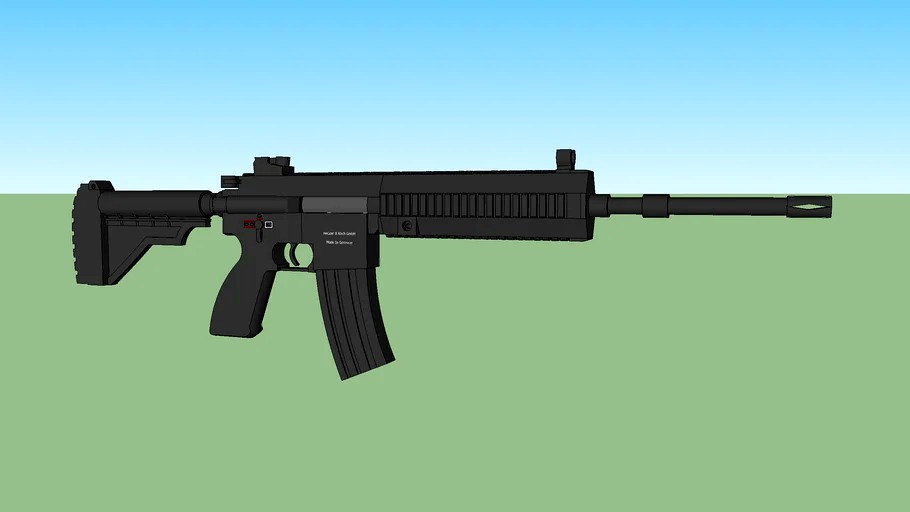 M416 3d model