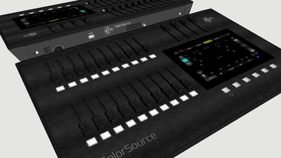 ETC ColorSource 20 - DMX Lighting console 3d model