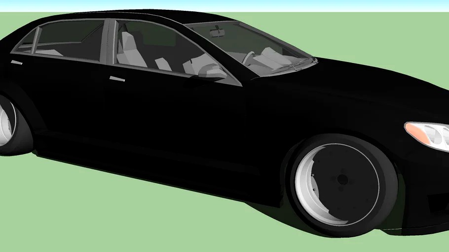 GTA V: Benefactor Shafter LWB (stanced) 3d model