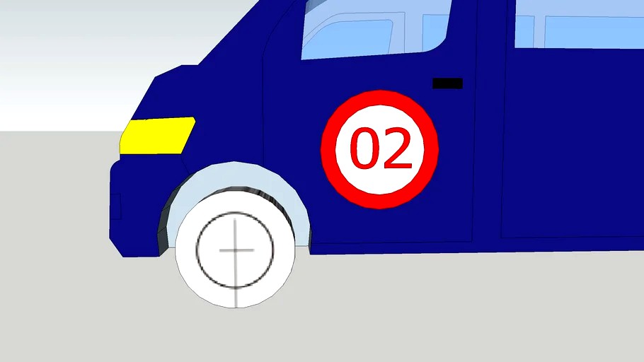 angkot t02 ciawi cileungsi 3d model