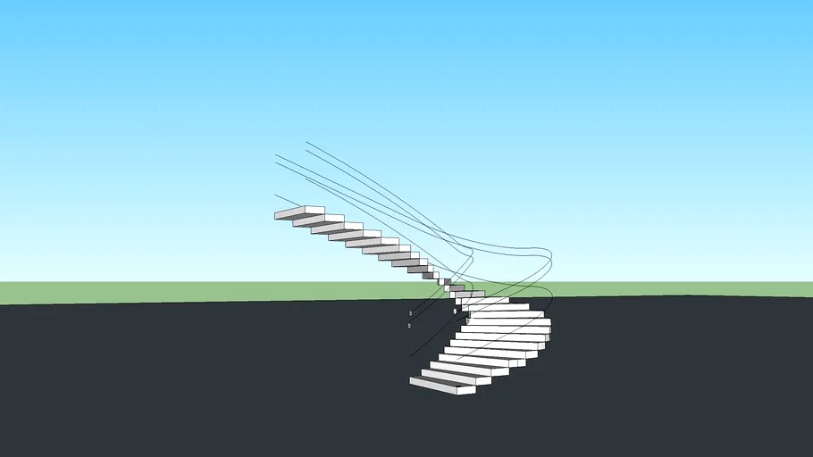 tangga 3d model
