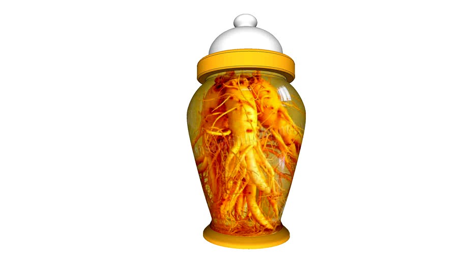 Bình Rượu Sâm Hiearc 3d Model