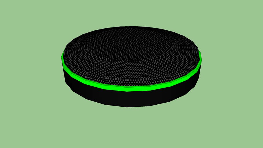 Biamp TCM-X Table Mic Black 3d model