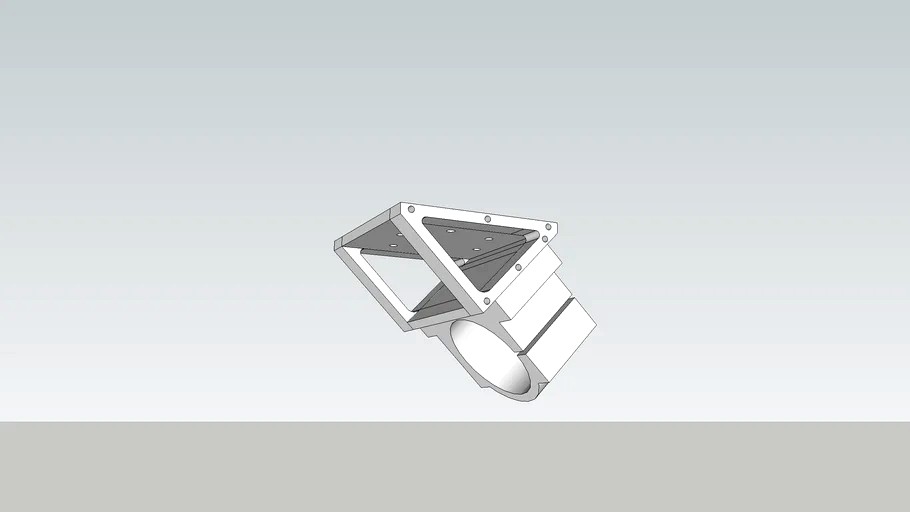 KUKA kr60 spindle d=100mm mounting 3d model