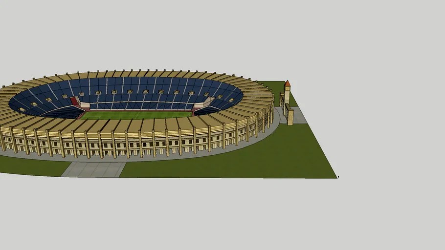Ancient Greek Olympic Stadium- Social Studies Project 3d model