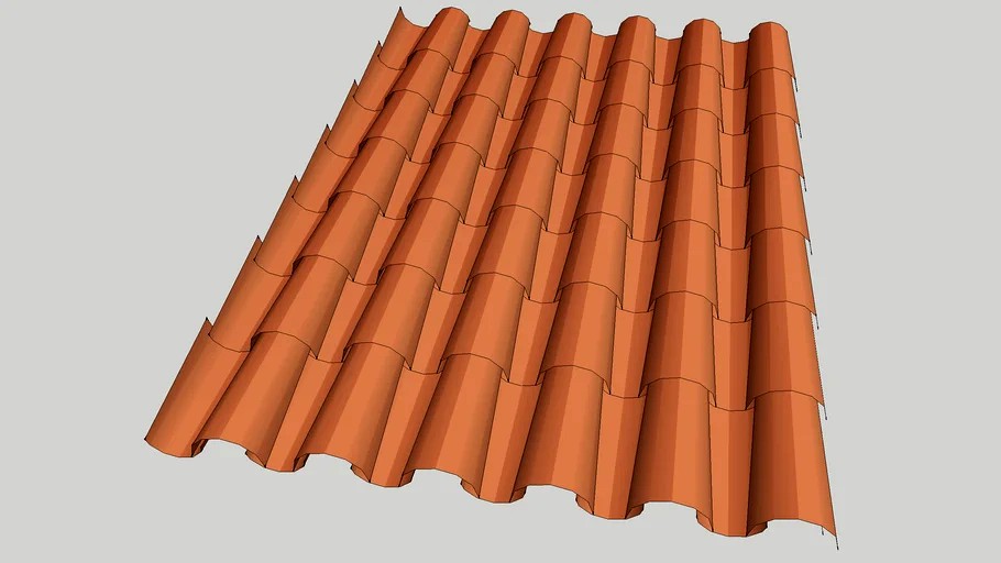 Telhado 3d model