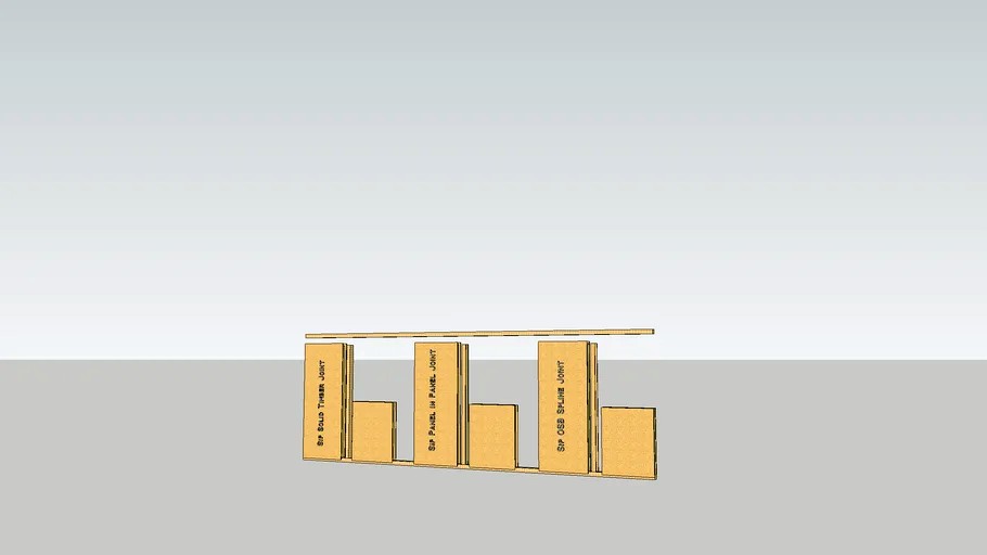 Sip Panel Joint Types 3d model