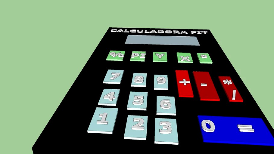 Calculadora 3d model