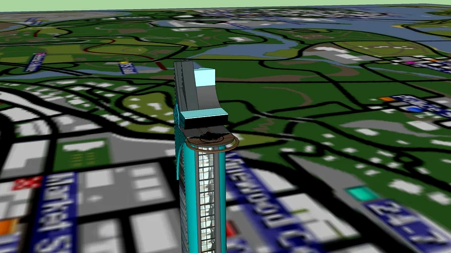 avengers tower 3d model