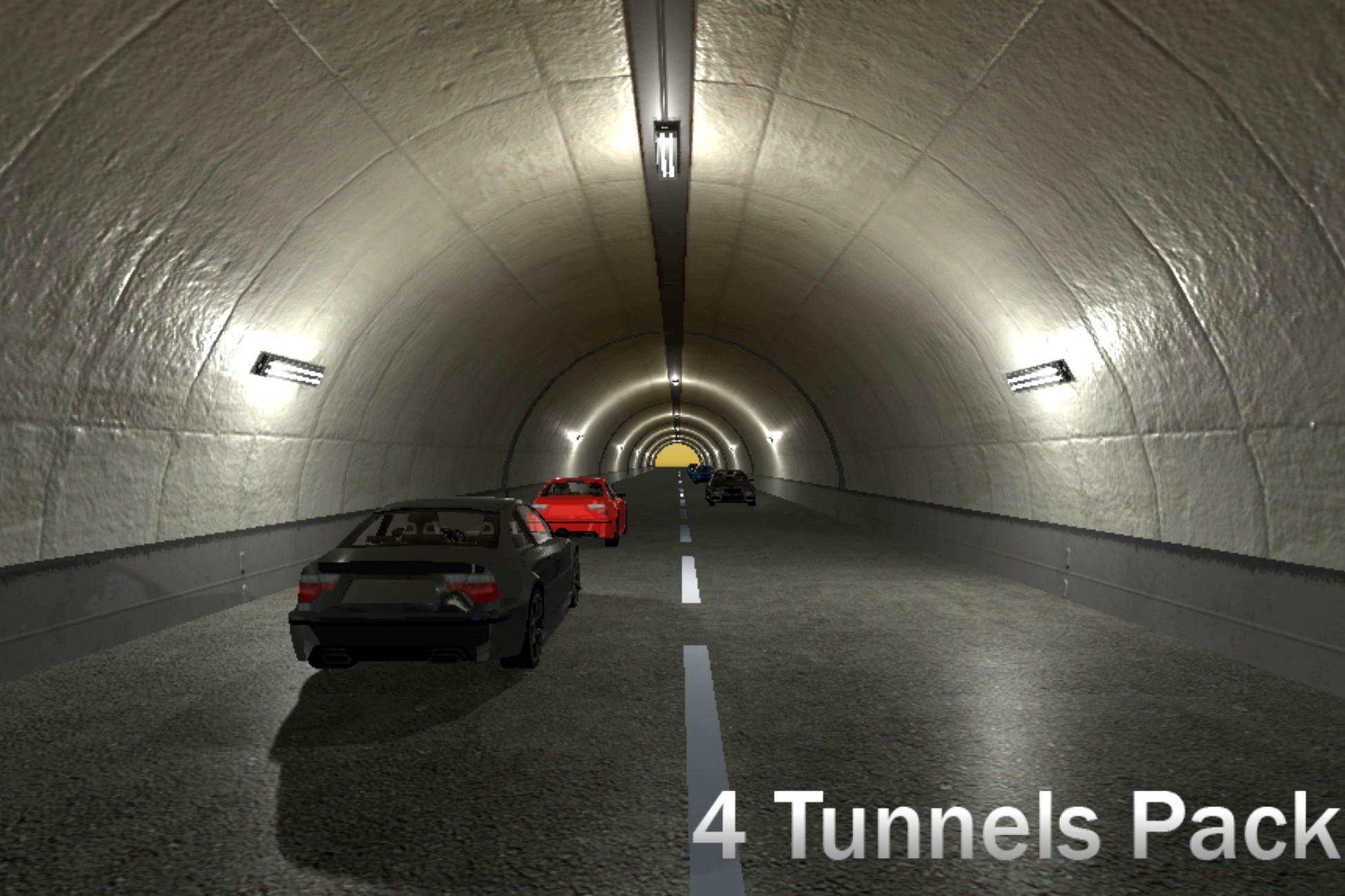 Tunnels Pack 3d model