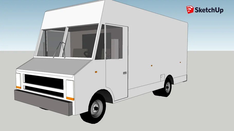 Step van 3d model