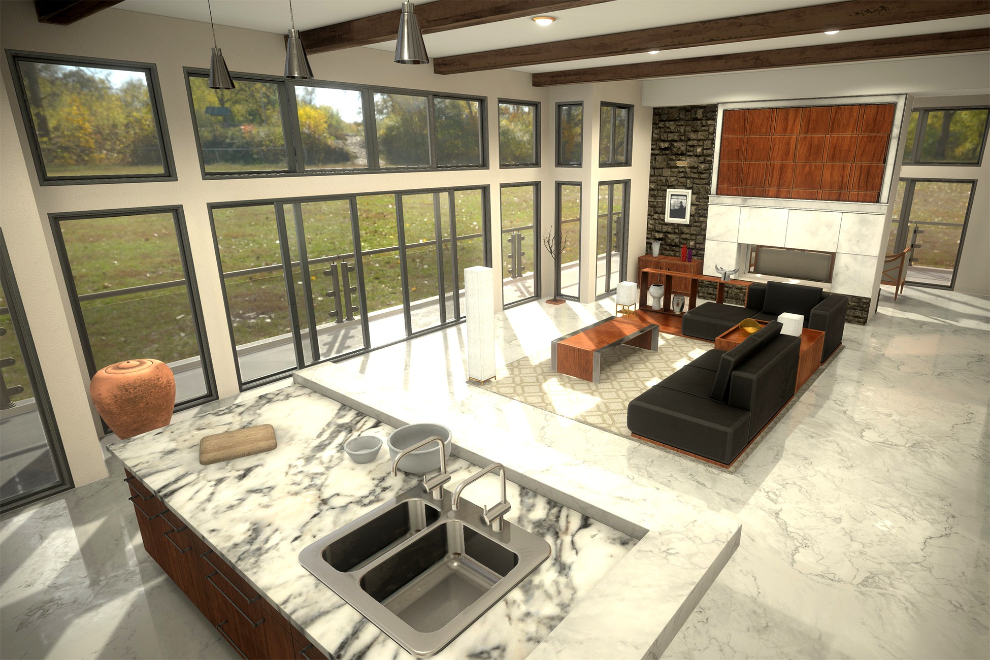 Realistic Apartment asset pack 3d model