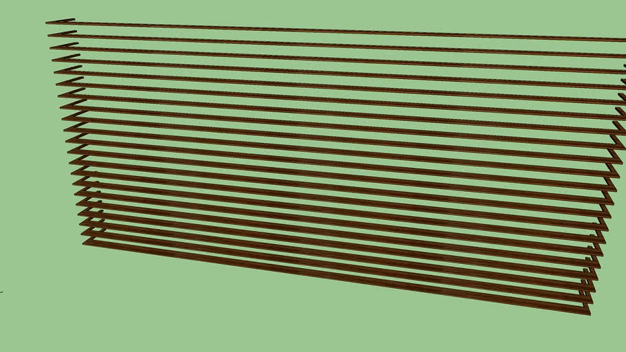 brise horizontal 3d model