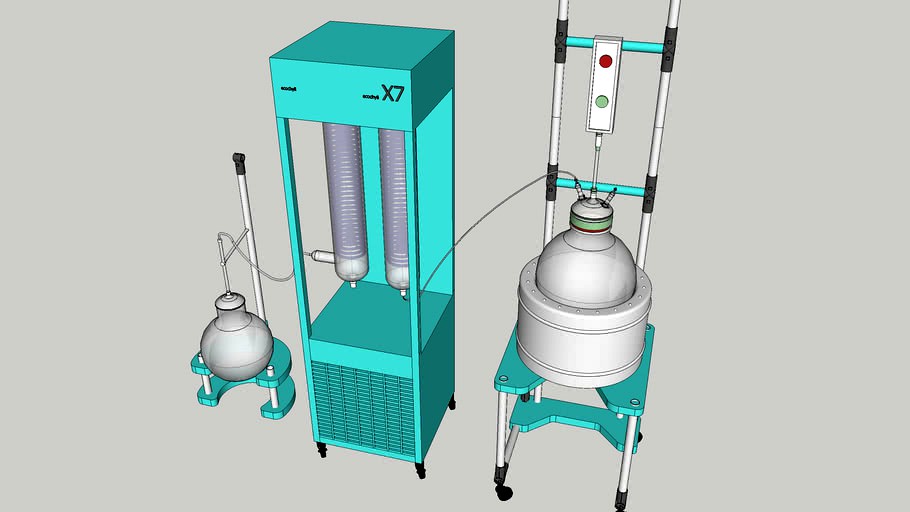Solvent Recovery system 3d model