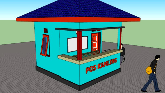 POS KAMLING 3d model