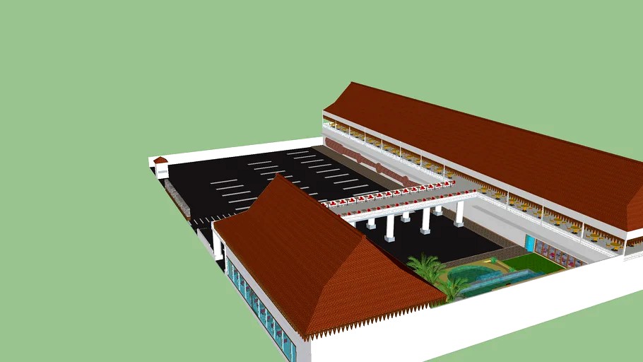 KONSEP PUJASERA BANYUWANGI 3d model