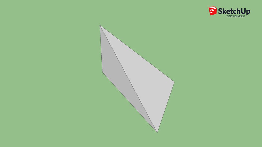 triangular prism 3d model