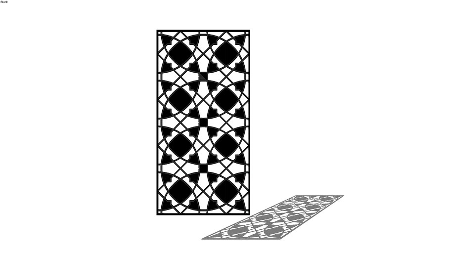 JALI PATTERN+CNC CUT+MODERN+METAL INLAY+PARTITION+CLADDING+PARTITION ...