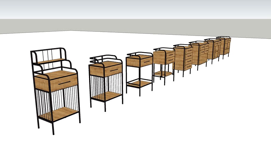 Waiter station-servant.skp 3d model