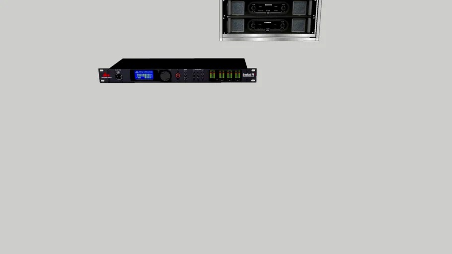 DriveRack PA2 DBX 3d model