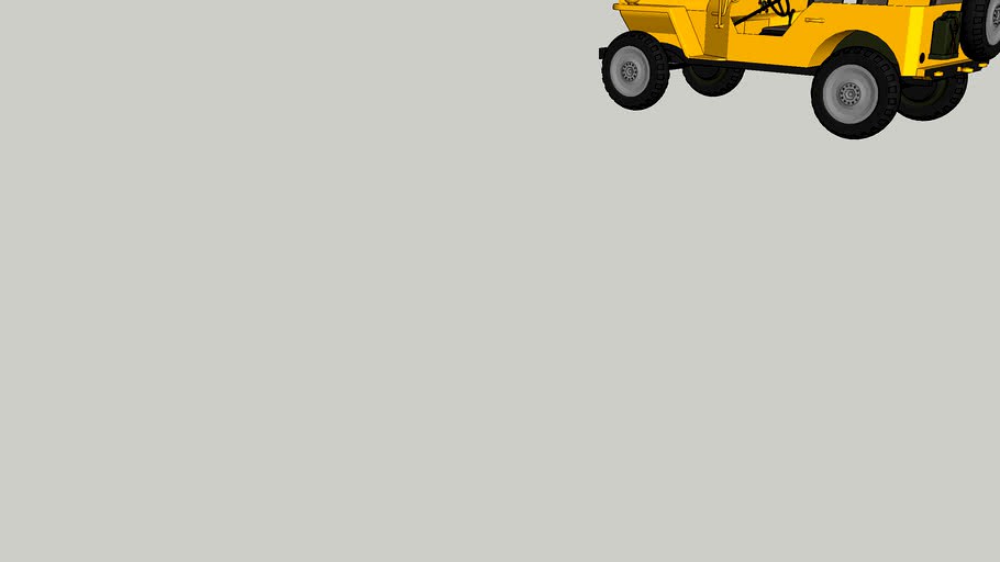 Bumblebee MB Willy Jeep 3d model