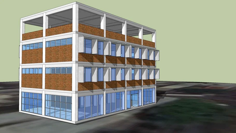 T04.EDIFICIO DE OFICINAS CARACAS 3d model