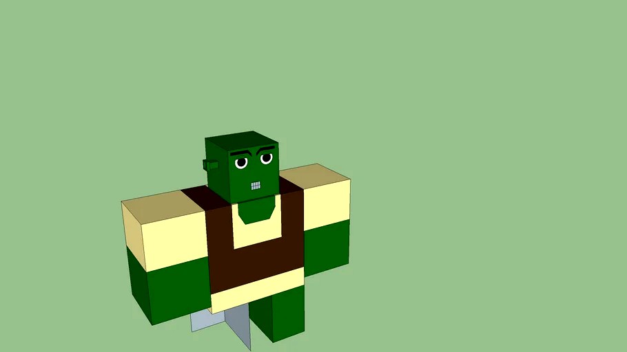Shrek 3d Model