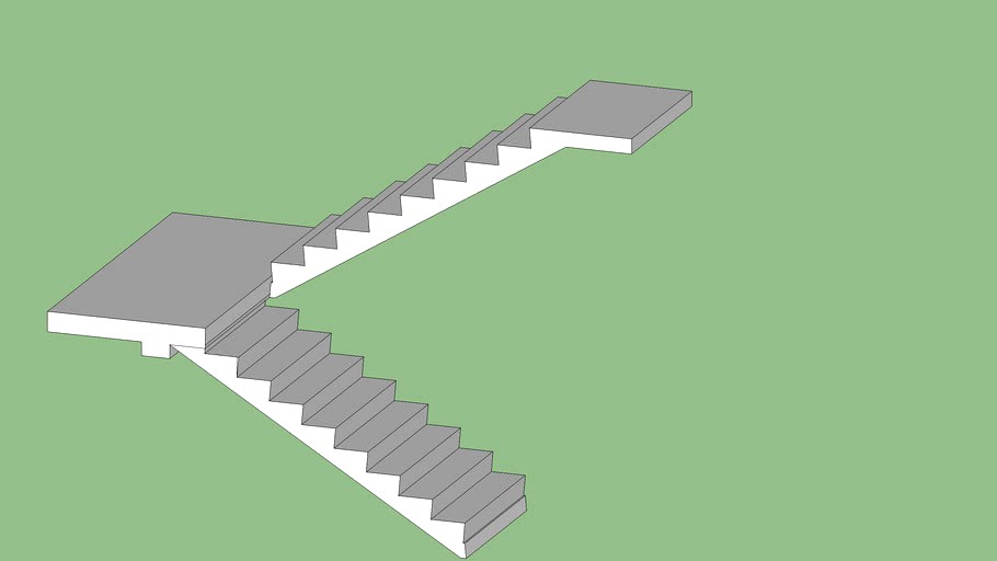 tangga 3d model