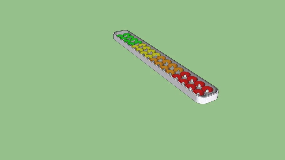 fire truck water level indicator 3d model