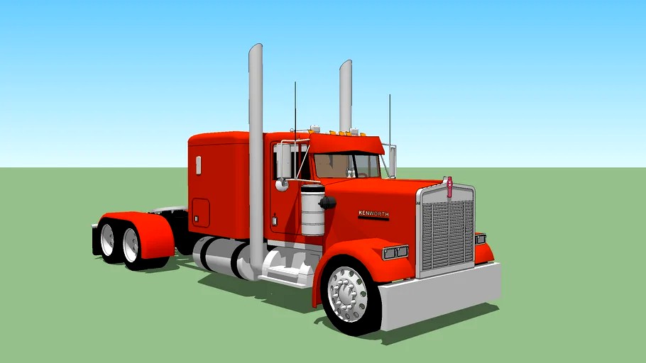 kenworth w900 3d model
