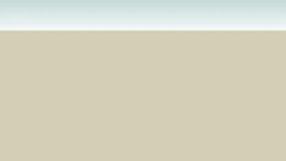 L shape counter 3d model