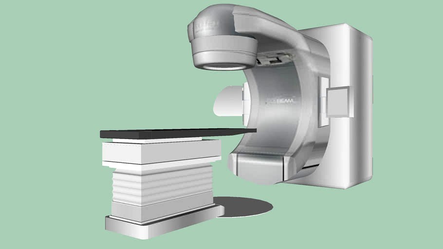 Linac & Table 3d model