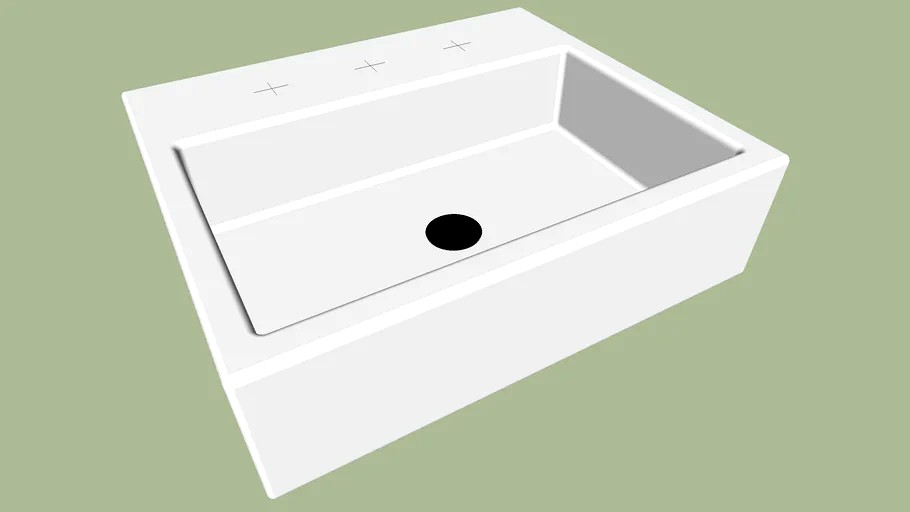 cuba de apoio DECA 3d model