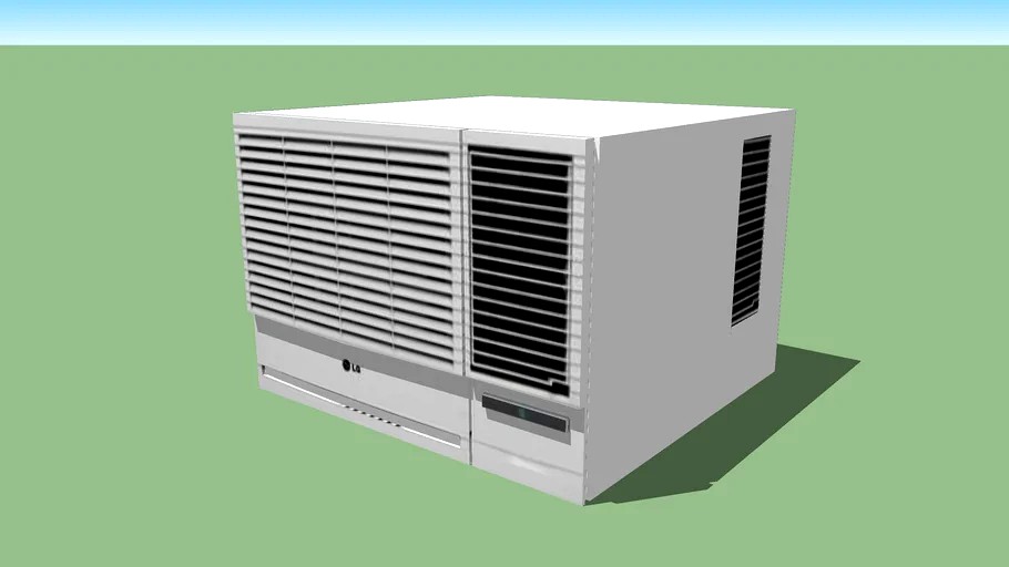 window type aircon 3d model