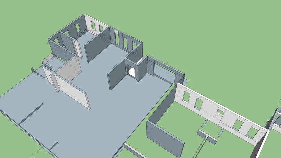 rumah ku sdg buat 3d model